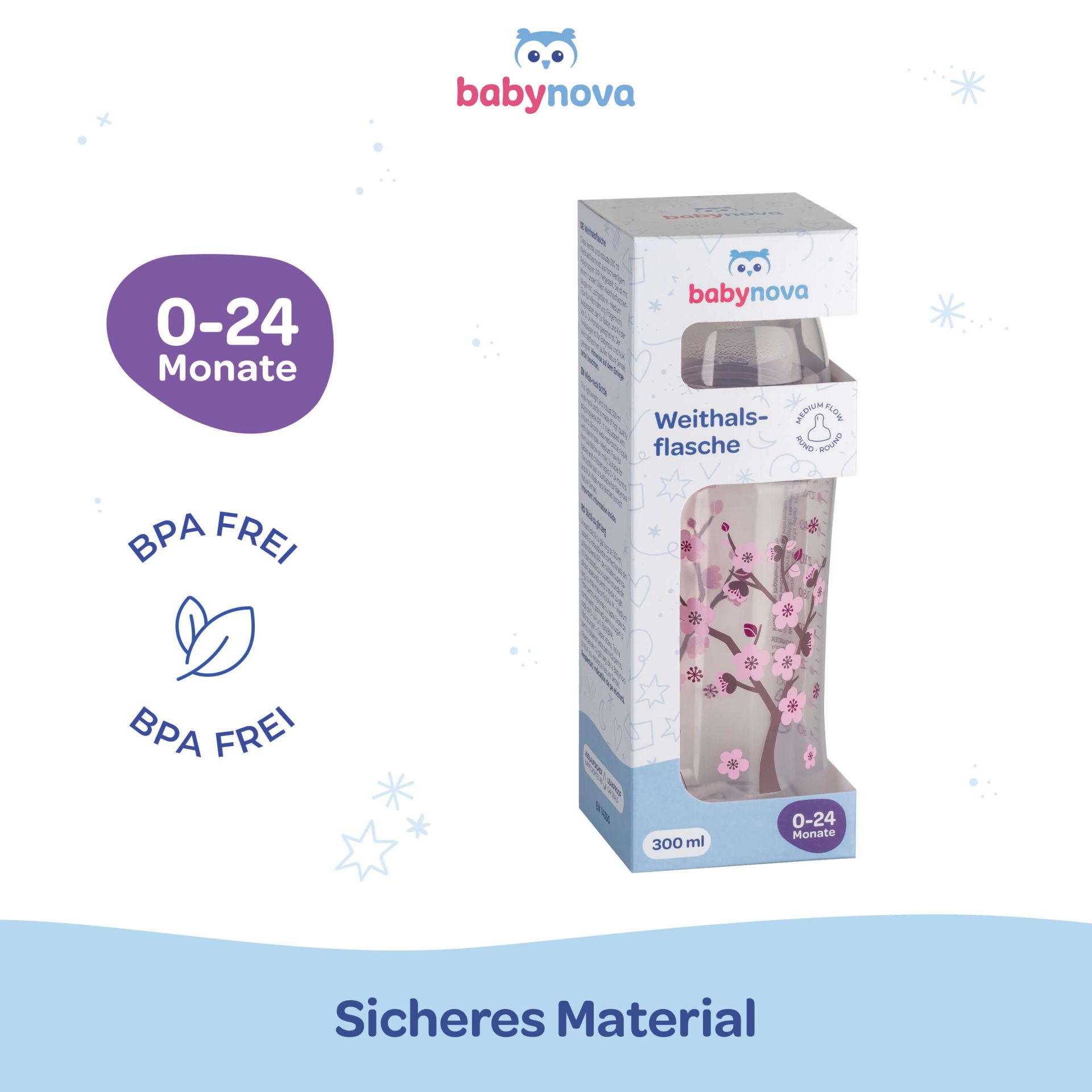 300ml Wide-Neck Bottle - Dandelion