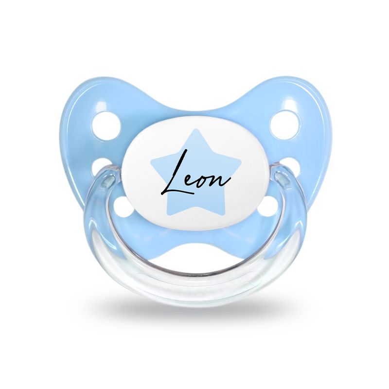 Dentistar Namensschnuller 2er Set Leon Gr. 1
