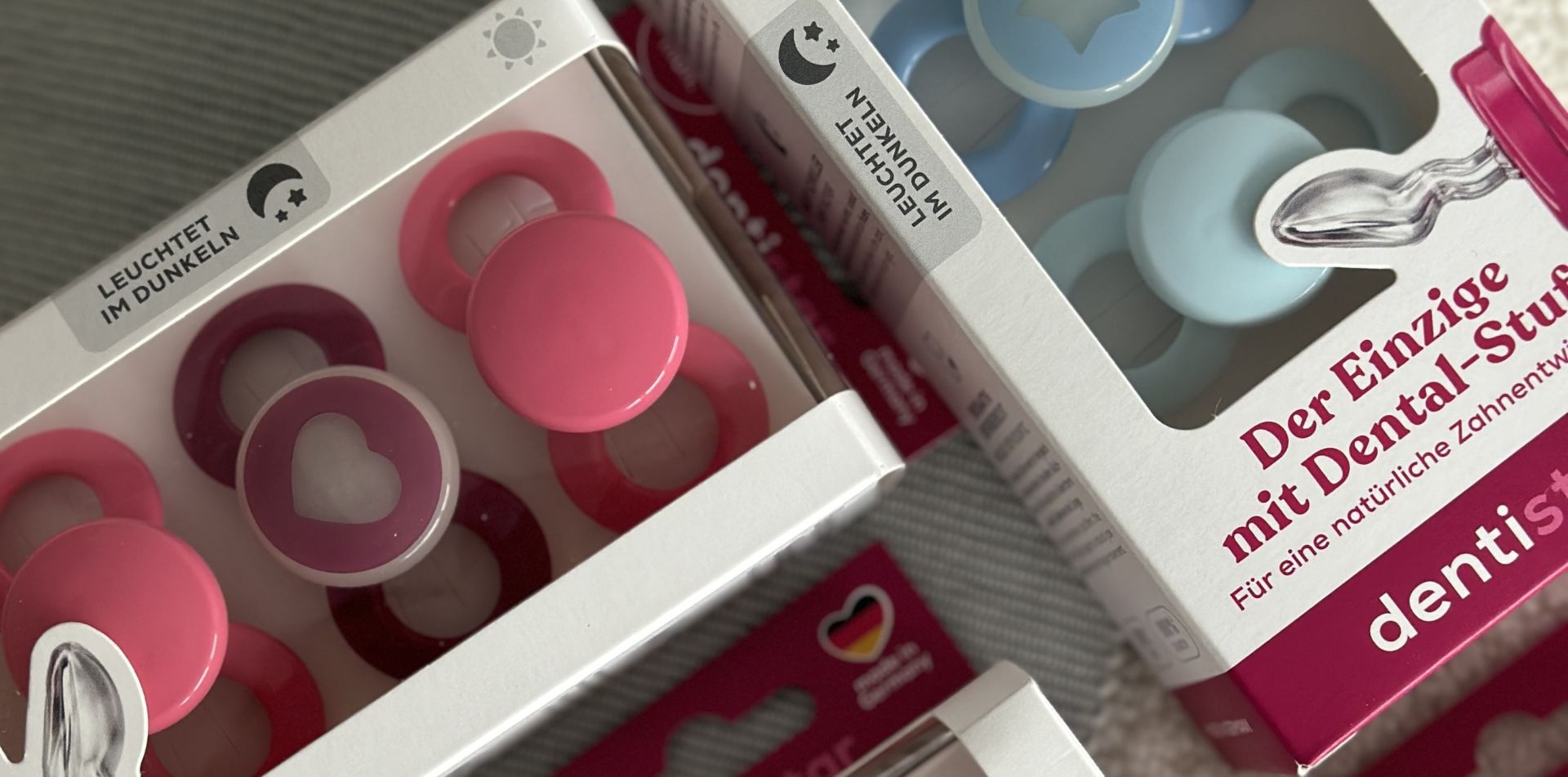 Jetzt Neu: Dentistar 3er Tages- und Nacht-Schnuller für ultimative ...