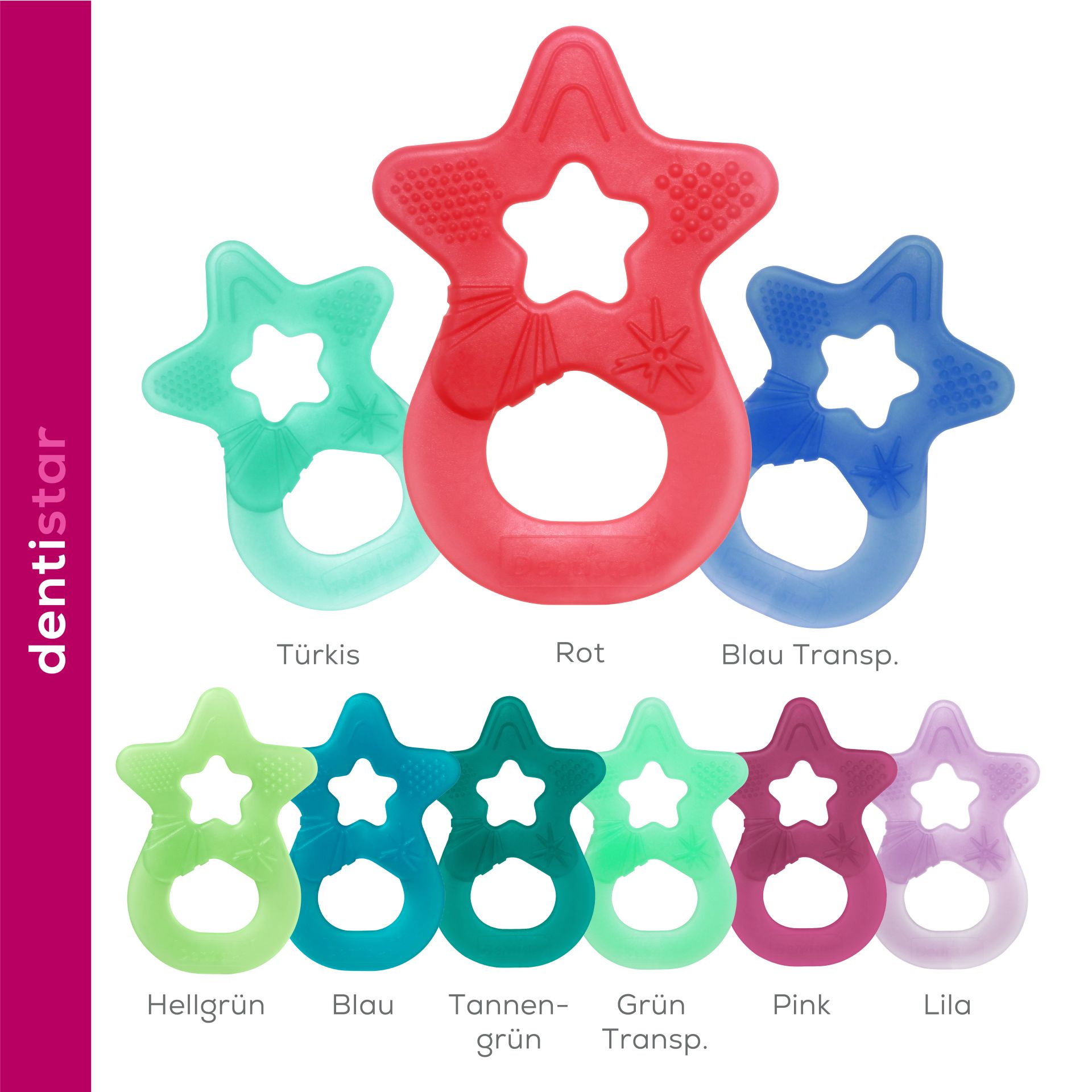 Star Teether - Red